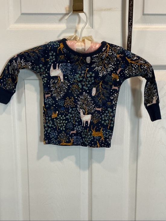 Carter's | Shirts & Tops | Carters Kids Navy Woodland Animal Longsleeve ...